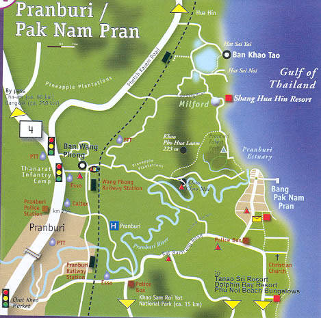 Pranburi Map | Map of Pranburi